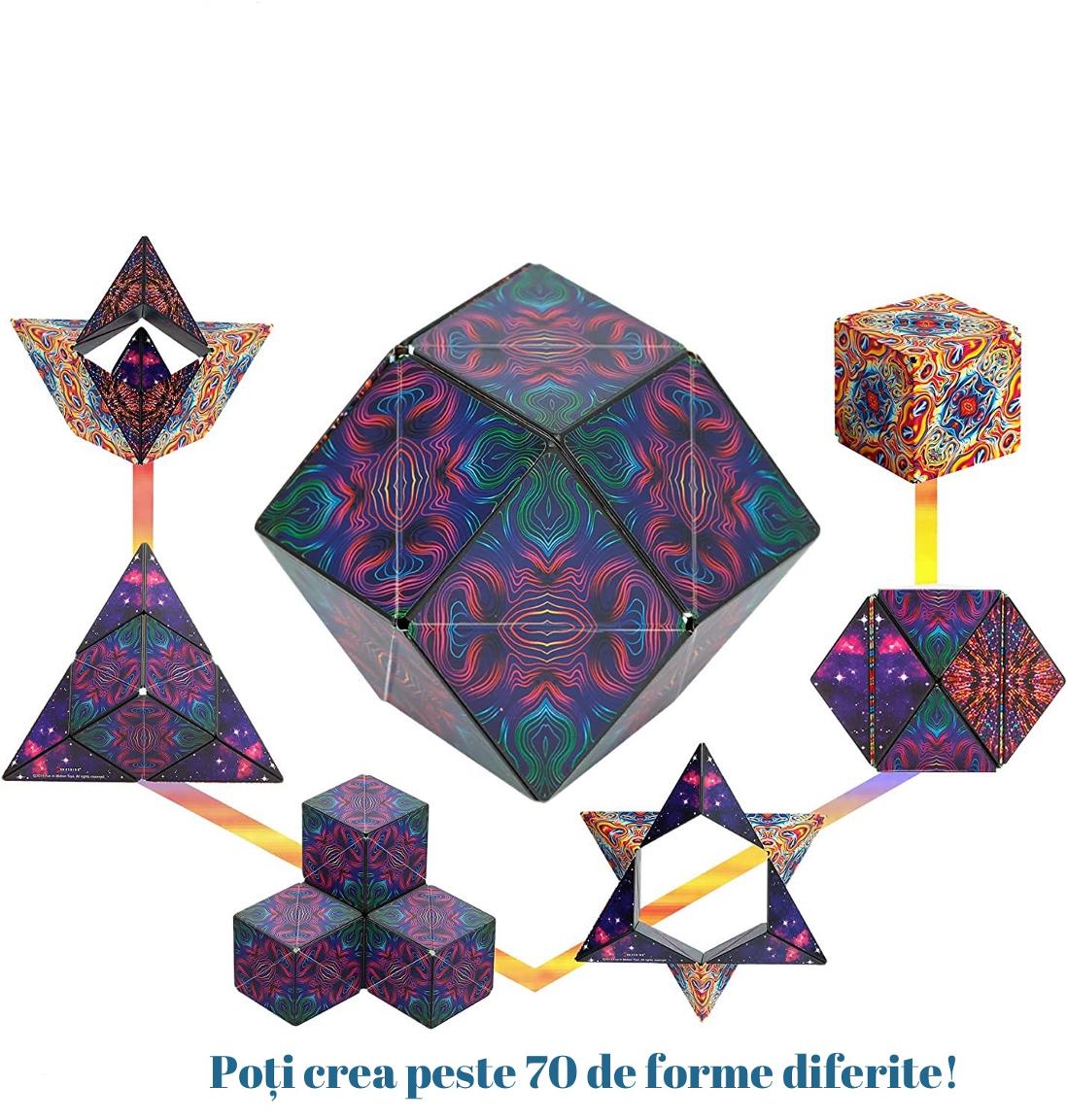 Jucarie cub interactiv magnetic, Geometrie tridimensionala, Tip cub ...