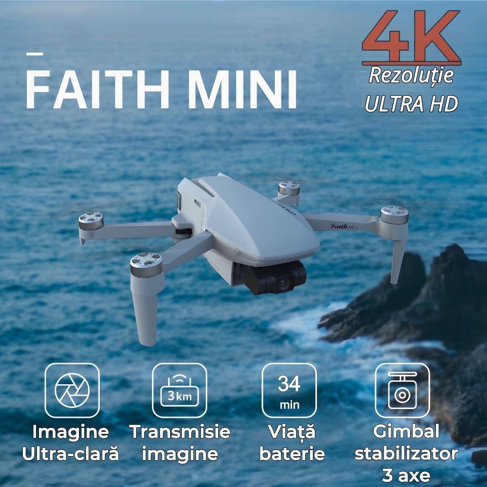 Drona profesionala Combo-Fly, GPS, Obiective 4K, Retur automat, Flux ...