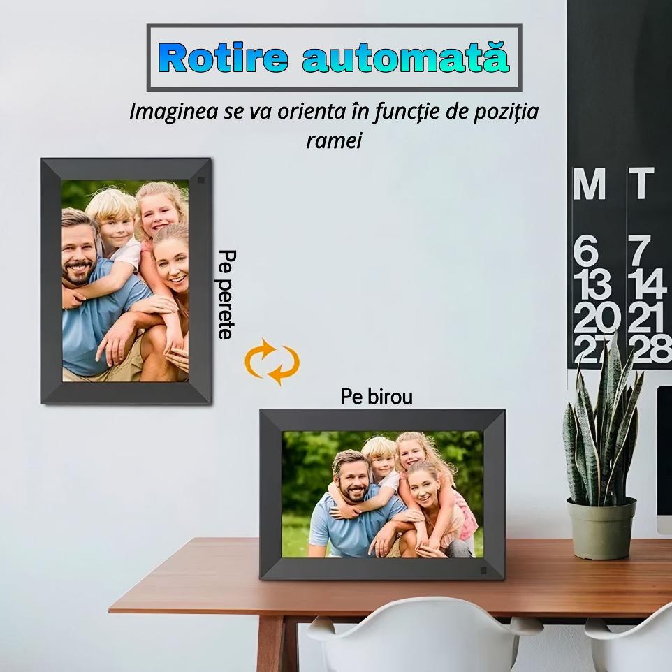 Rama foto digitala, Ecran HD de 10.1 Inch, Touchscreen, Memorie ...