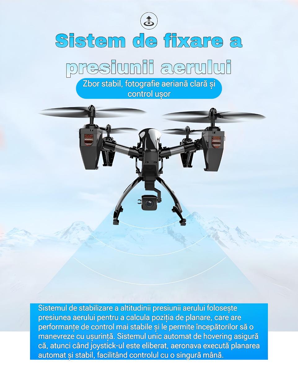 Drona rezistenta la vreme rea, HexaCraft, Camera de 2.0MP, Senzor ...